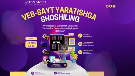 Web-sayt Веб-сайт. Barcha turdagi saytlarni yozamiz. Narxlar arzon
