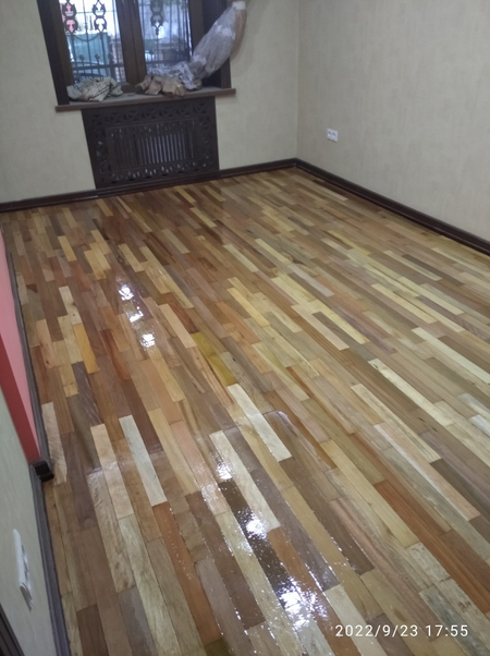 Шлифовка пол паркет реставрация старых пол