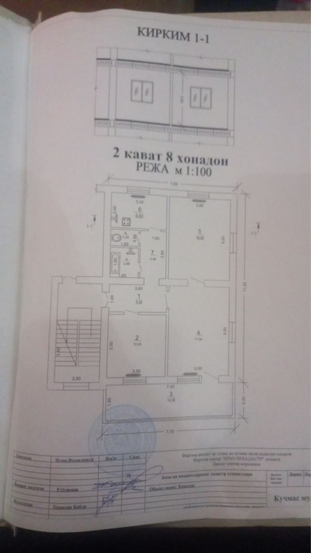Продаётся квартира. Фергана Киргули ориентир дом культуры Дворец