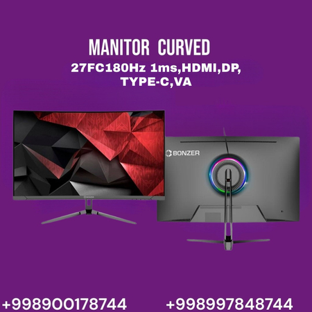 27 Manitor Curved Bonzer 180hz