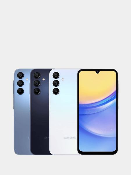 Samsung Galaxy A15 6/128 GB Blue Black Mudatli tolovga