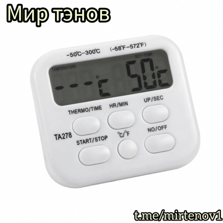 Термометр щила щупом
