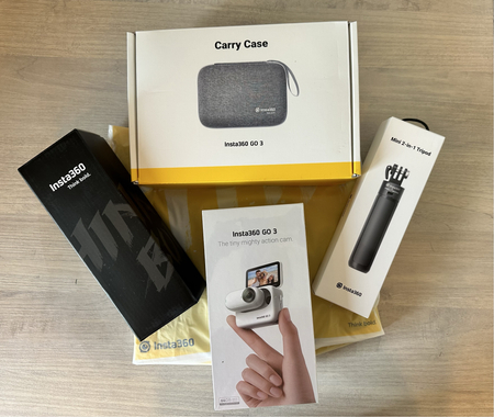 Новый insta360 Go3 64Gb и комплект аксессуаров
