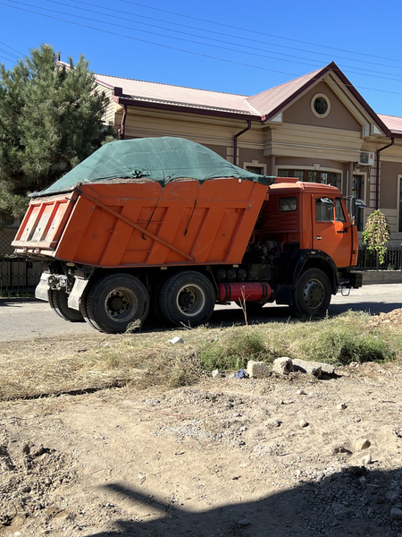Kamaz va Isuzuda Qum Sheben Klines Kampot Turpo katlavan  xizmati