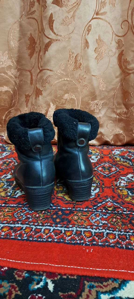Сапоги кожаное..