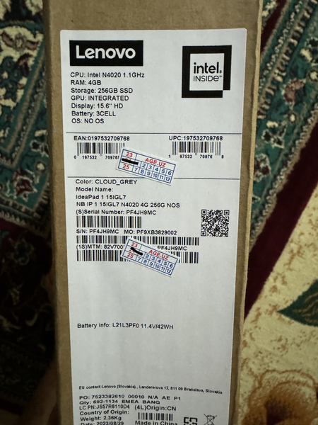 Lenovo kompyuter sotiladi pachka
