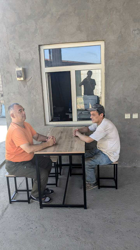 Новинка,  стол с  табуретами 6+1