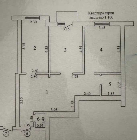Новостройка Kafel Invest ЕВРО Под Ключ Ор Паркентский/Evos 3/3/7 75м2