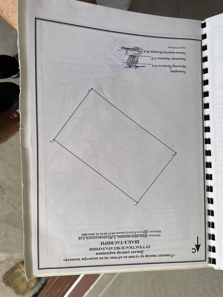 Продается участок 4 сотки Ул.Кургазма Ориентир Малика Базар