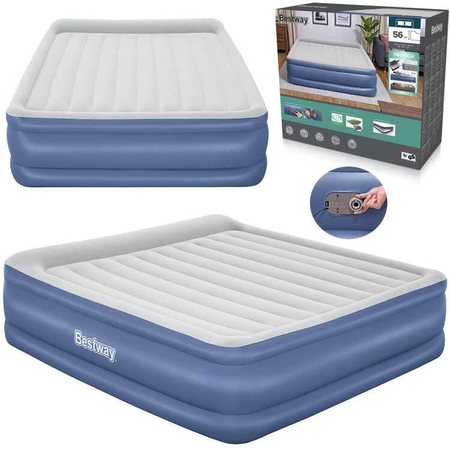 Двуспальный надувной 203x193x56 см, Bestway 67692 Бесплатная Доставка