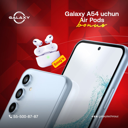 Samsung A54 kafolati bilan