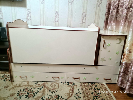 Продам детскую кроватку-люльку!