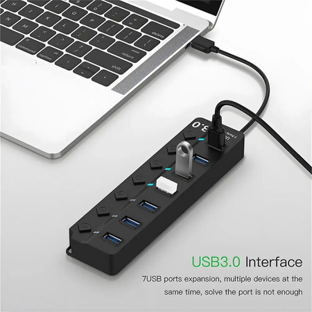Usb hub разветвитель 7 портов!!! Usb 3.0