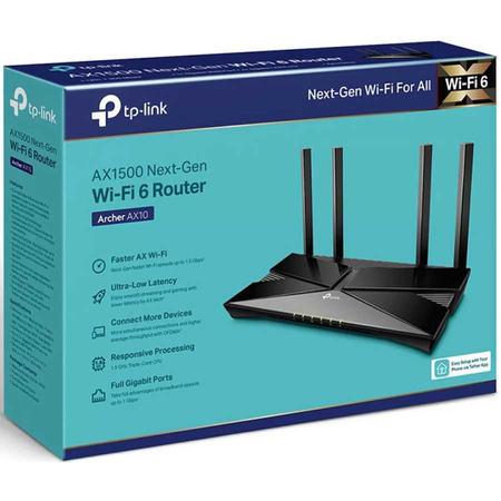 Wi-Fi 6 Router Tp-Link Archer AX10 Двухдиапазонный Роутер WI Fi 6