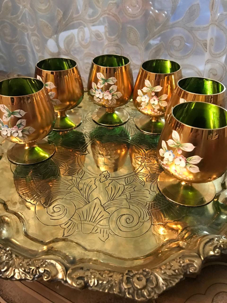 Фужеры под виски ,коньяк новые.