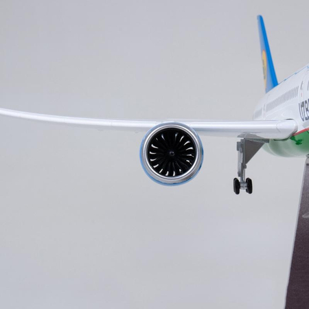 Модель самолета Boeing 787 Uzbekistan Airways