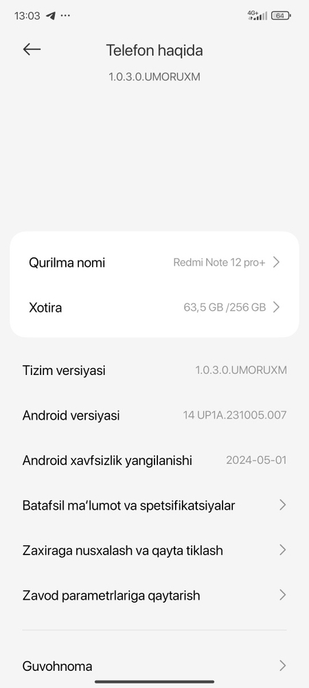 Remi Not 12 pro+
