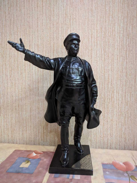 Статуя Киров ,чугун Касли 1954 год.