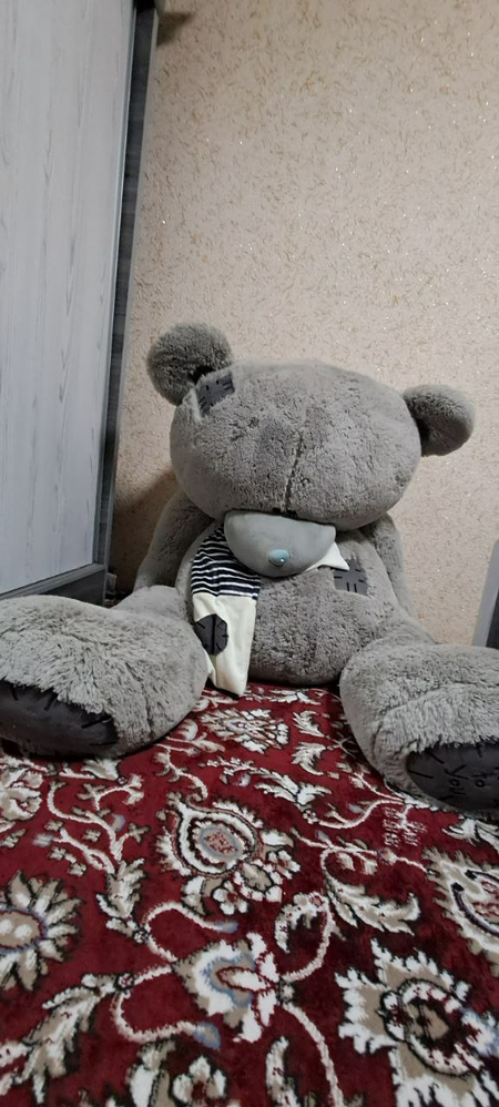 Uzunligi 1.5 mdan oshiq bo'lgan Yumshoq ayiq o'yinchoq!
