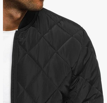 JEsilunmaMY Мужская стеганая куртка Diamond Winter Coat