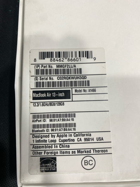 Macbook Air 2015