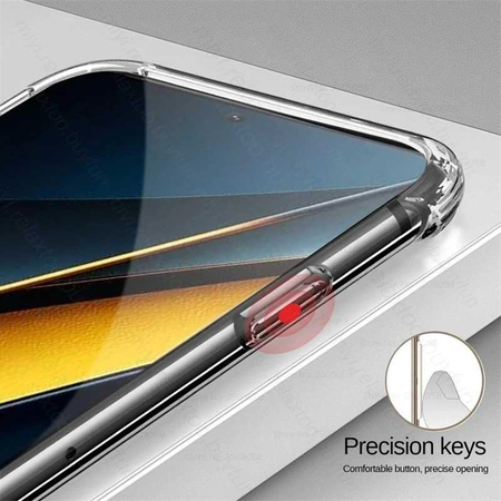 Чехол для Xiaomi Poco X6 Pro прозрачный