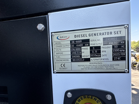 Generator Elegan 80 kw