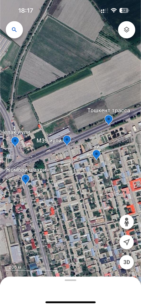 Уй сотилади Жомбой шахри М39 (клиника, мактаб, богча у-н кулай)