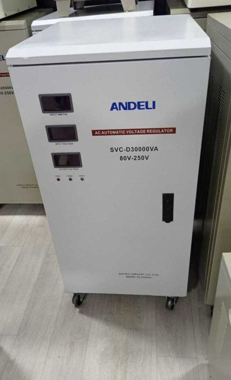 Стабилизатор напряжения Andeli 30.000kv 
500 у.е.