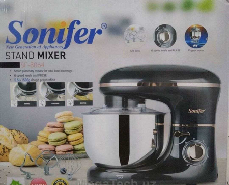 Новый Миксер Планетарный Промышленный с чашкой Stand Mixer Mikser