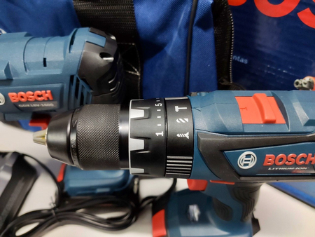Bosch GXL18V-239B25 набор шуруповертов DeWalt Makita