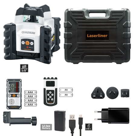 Ротационные лазеры, Лазерный уровень Laserliner Quadrum Compact 210S