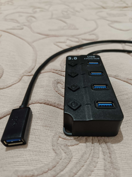 USB 3.0 hub + udlinitel usb 3.0