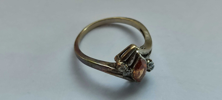 Серебряное женское кольцо с редким камнем СУЛТАНИТ
