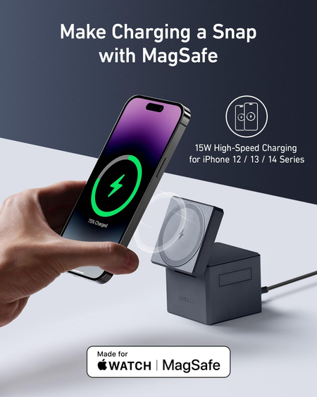 Anker 3 in 1 MagSafe Cube