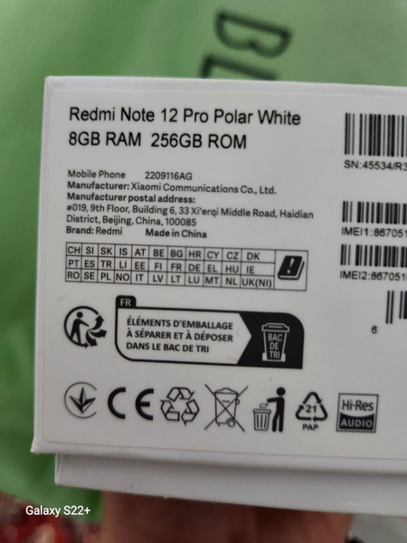 Redmi not 12 pro