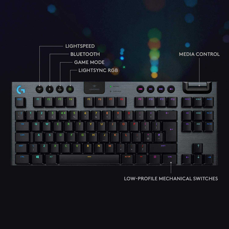 Игровая клавиатура Logitech G G915 TKL Logitech GL Linear, carbon