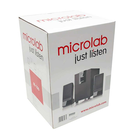 Стереосистемы Microlab M-100/ 2.1 / 10W RMS (2,5*2+5W)