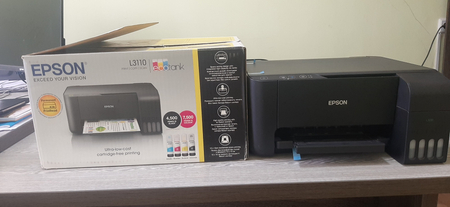 Принтер сотилади Epson L3110 рангли три в адно,  холати янги