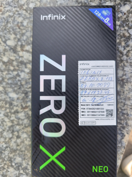 Infinix zero x neo
