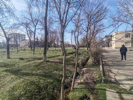 Территория 70 соток с офисным зданием. Майский, Таш.область