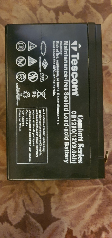 Аккумулятор 12v б/у
