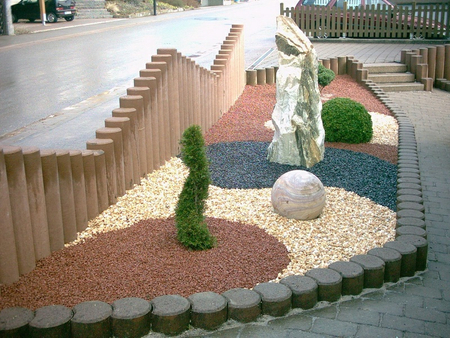 Рангли Тош, декоративный щебень