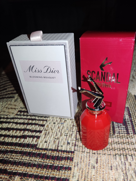 Роскошный подарочный набор французкие духи Miss Dior и Scandal