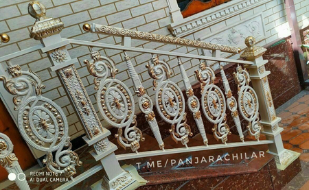 Хохлаган фасонда панжаралар ясаймиз