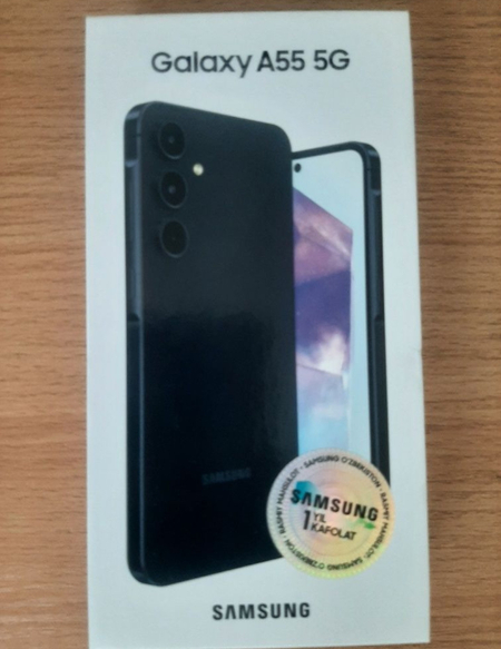 Samsung A55 sotiladi (PACHKA YANGI)
