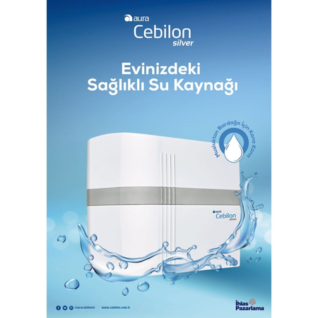 Продаётся фильтр для воды. Aura Cebilon silver