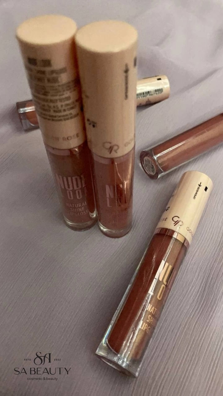 Уникальная формула блеска для губ GOLDEN ROSE Nude look natural shine