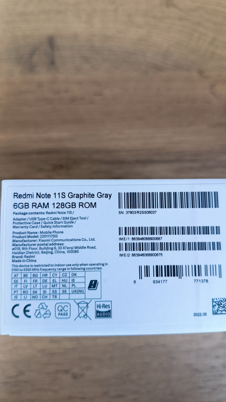 Redmi note 11s ideal holatda