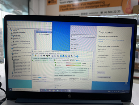 6 kun ishlagan hp core i3 12 avlod full komplektda